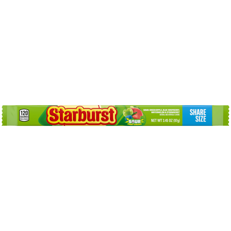 STARBURST SOUR SHARE SIZE 3.45 OUNCE | Starburst